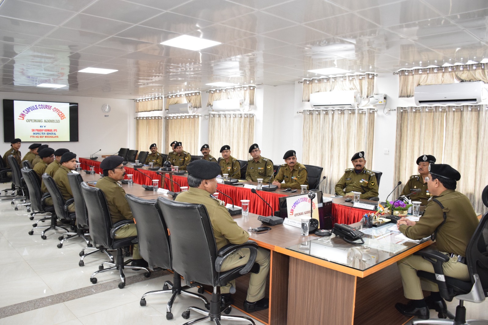 BSF Meghalaya Hosts Frontier Level Law Course for Border Management