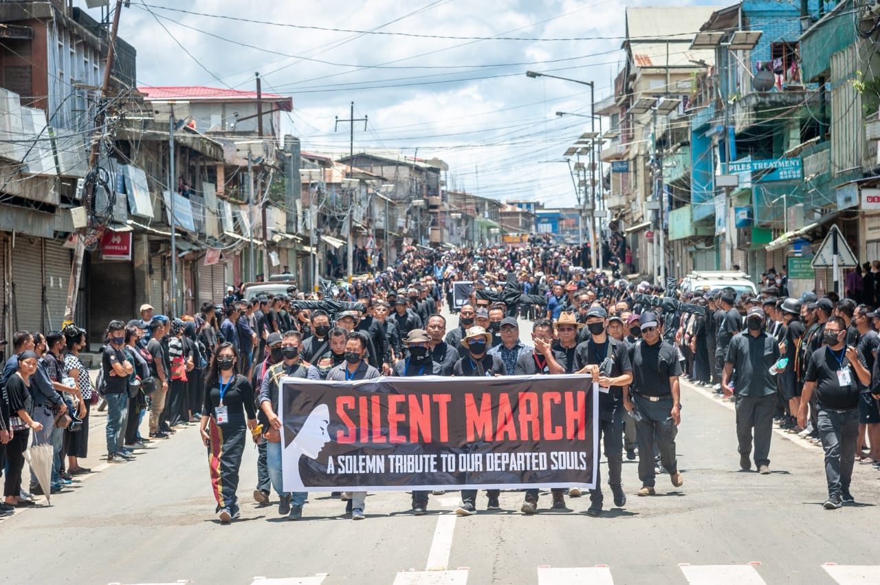 Zomi-Kuki-Hmar-Mizo community unites in silent march to honor victims ...