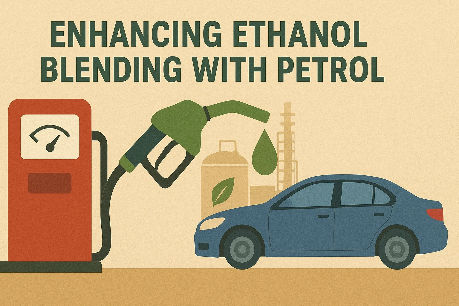 Enhancing ethanol blending with petrol