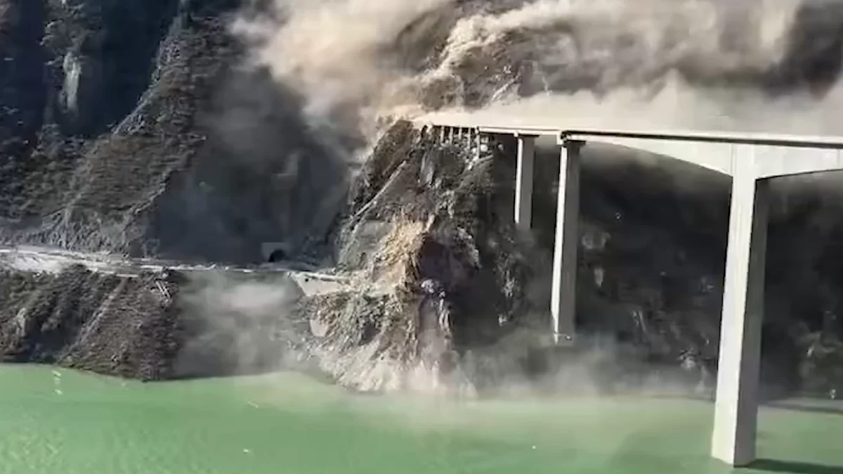 Mountain collapse near China’s Three Gorges Dam raises alarm over stability
